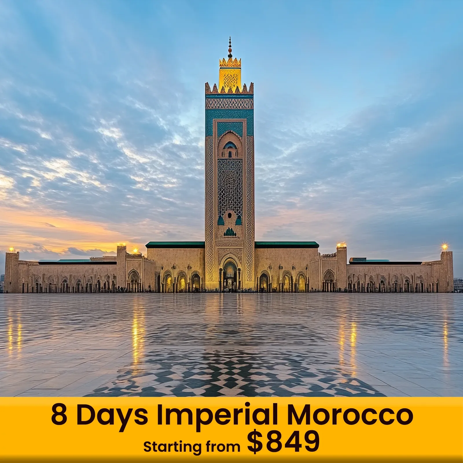 8 Days Imperial Cities of Morocco Tour | Explore Fes, Meknes, Rabat ...